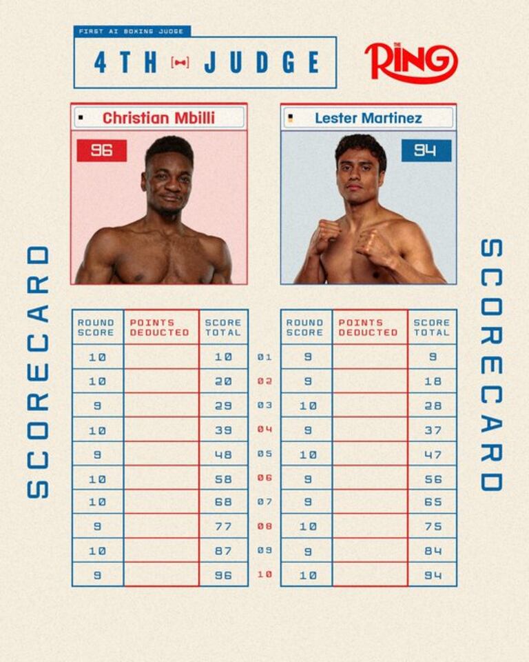 Videos: así anunciaron el empate entre Léster Martínez y Christian Mbilli en una noche histórica ...