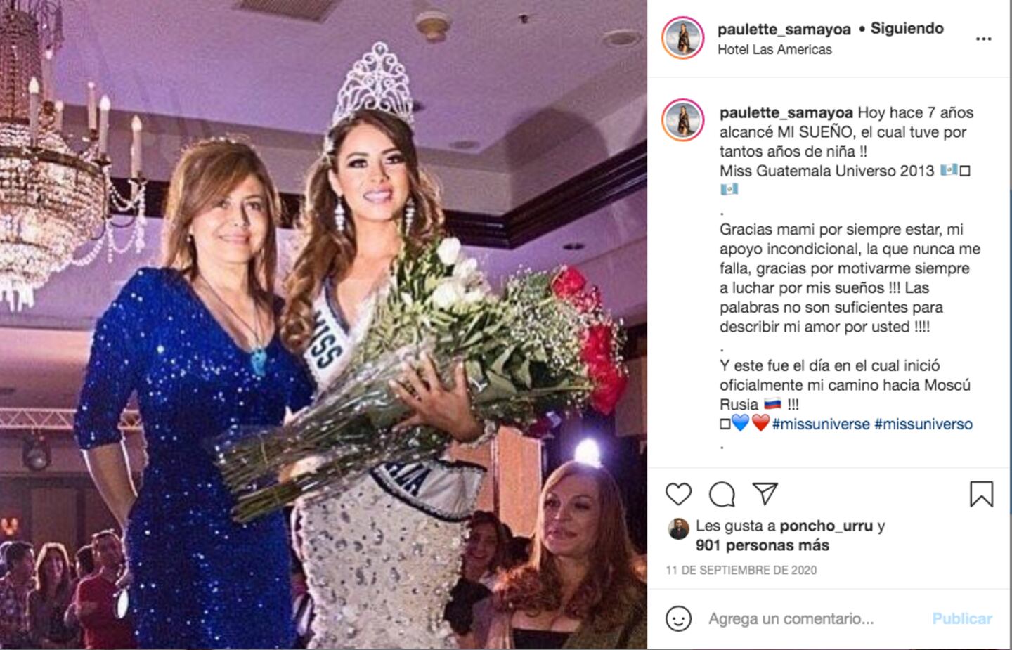 Paulette Samayoa, Miss Guatemala 2013 y su erótica foto en body negro ...