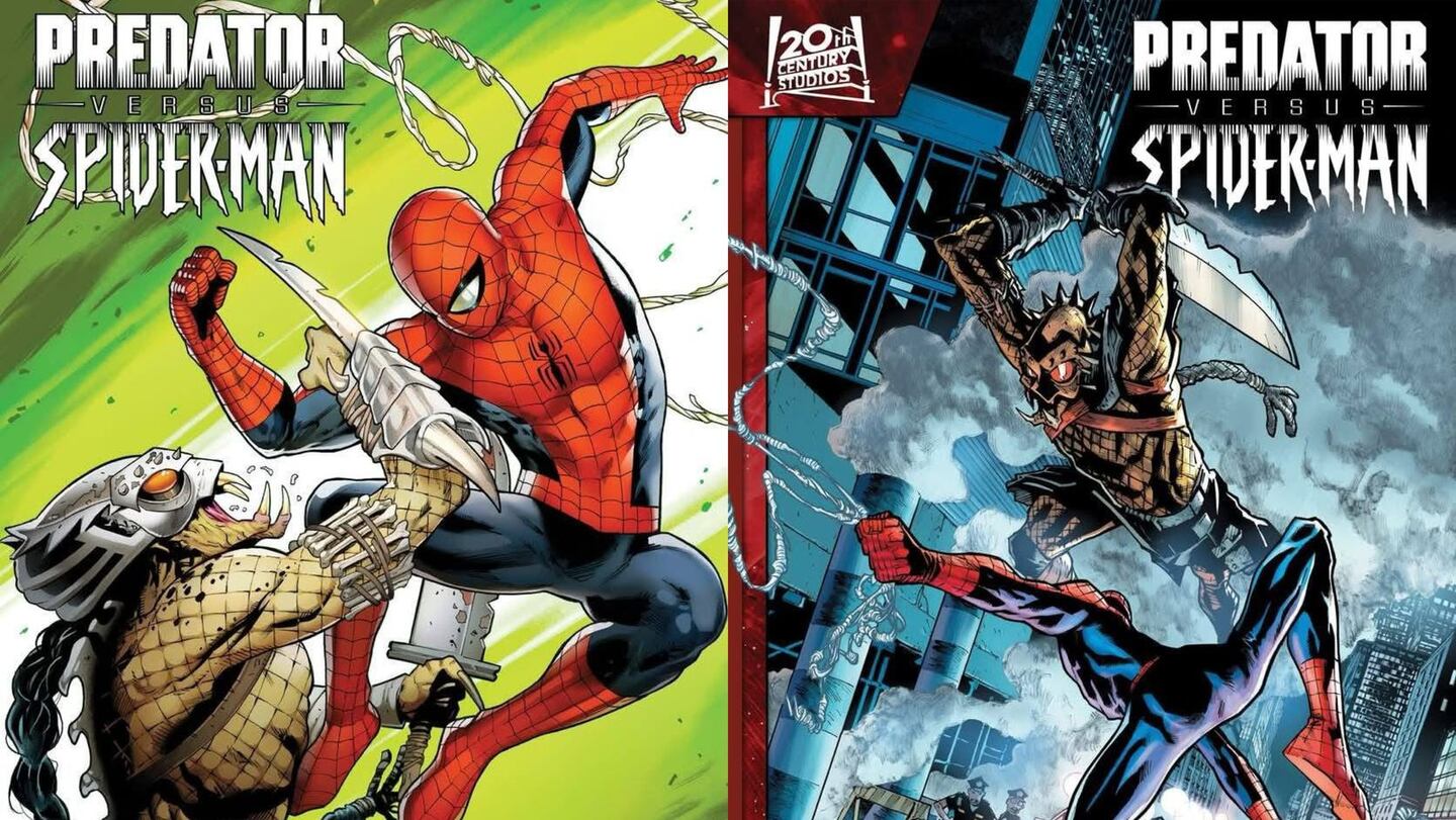 ¡Depredador contra Spider-Man! Primer vistazo al épico choque en los ...