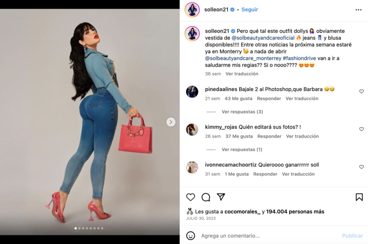 Sol León revela la “penosa y vergonzosa” razón por la que no vende sus ...