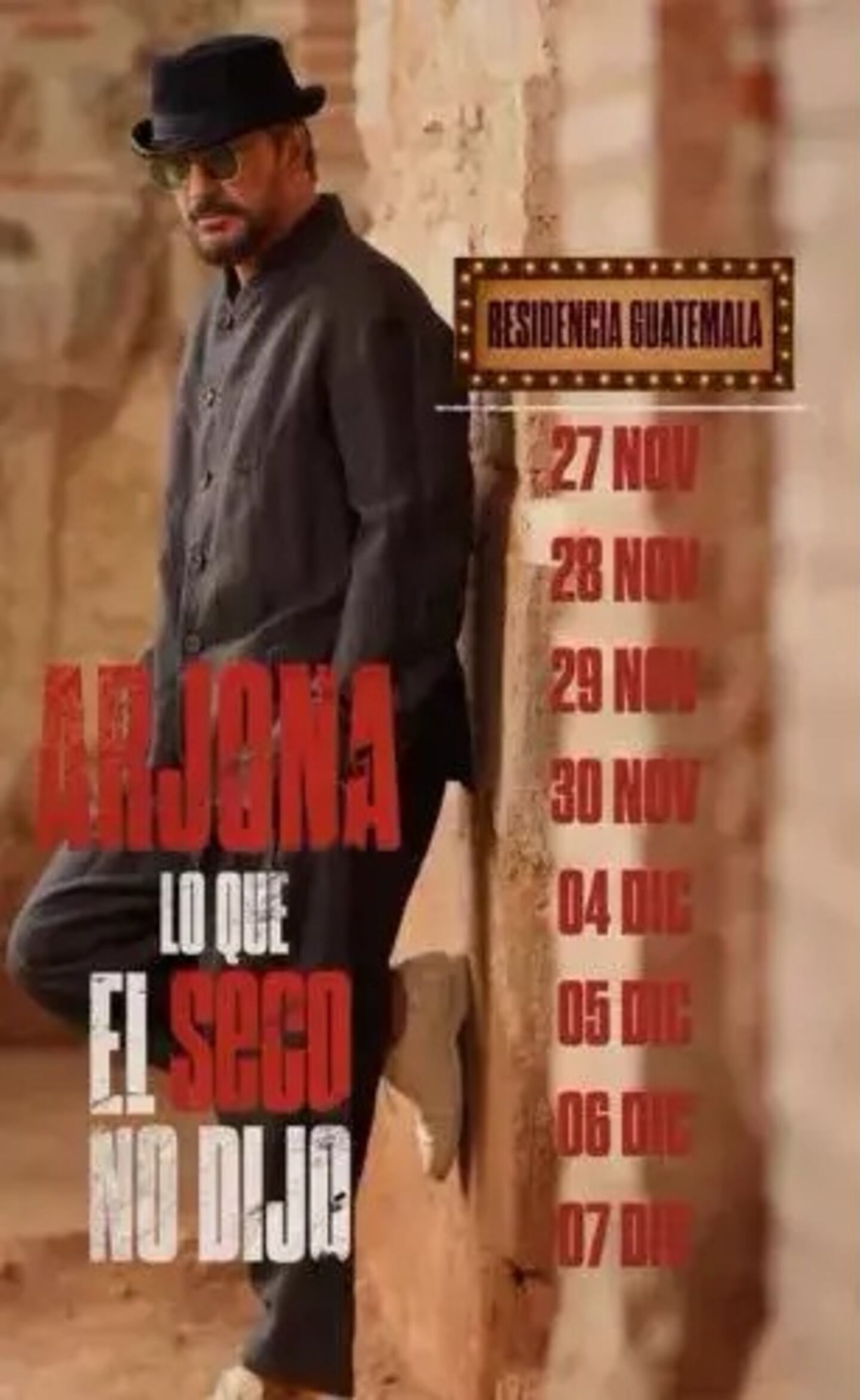 Estas son las nuevas fechas para los conciertos de Ricardo Arjona – Publinews