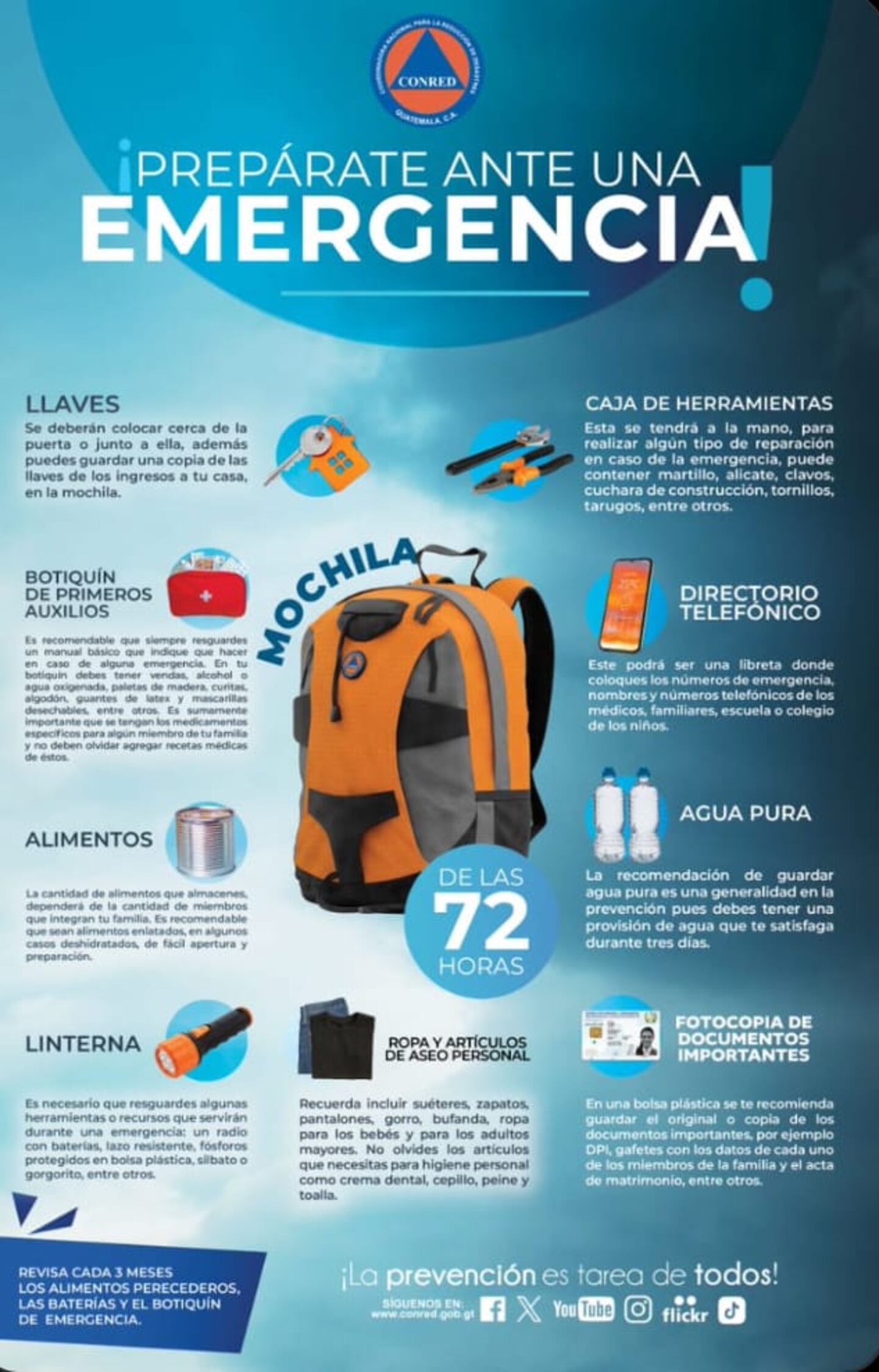 Alerta naranja por sismos de este martes – Publinews