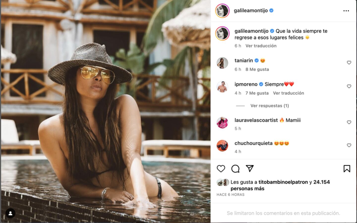Galilea Montijo se destapa y muestra sus curvas como nunca en bikini que apenas cubre lo ...